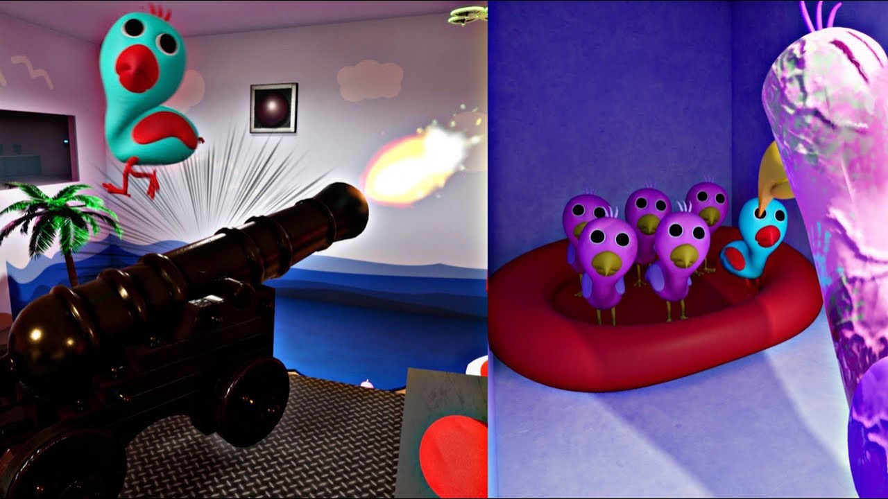 Vemos QUÉ HACE OPILA CUANDO VA con sus BEBÉS y DISPARO el CAÑÓN con ...