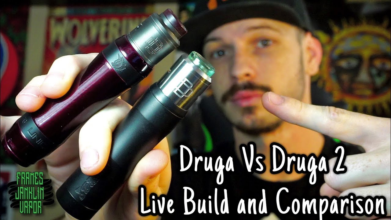 Druga Vs Druga 2 by Augvape Live Build and Comparison!! - YouTube