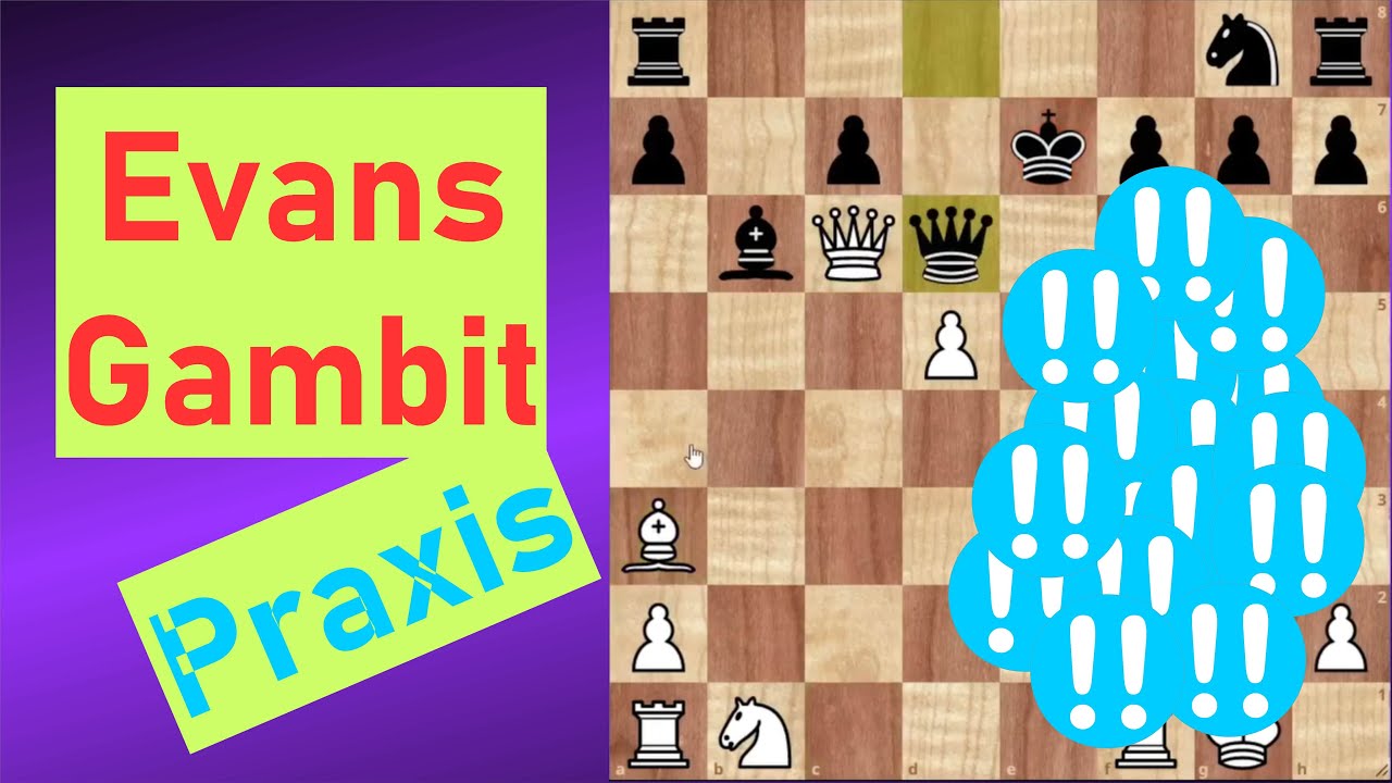 Gegner in 16 ZÜGEN besiegt!!! Das Evans Gambit in der Praxis - YouTube