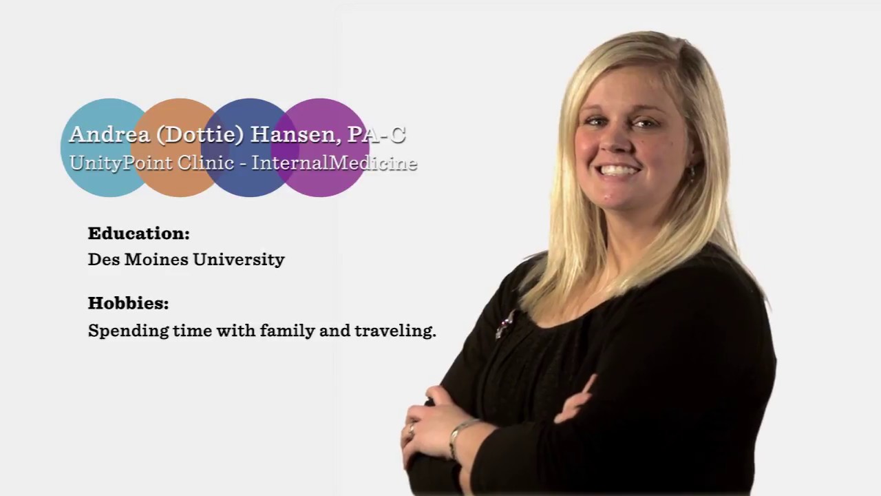 Andrea (Dottie) Hansen, PA-C at UnityPoint Clinic Internal Medicine ...