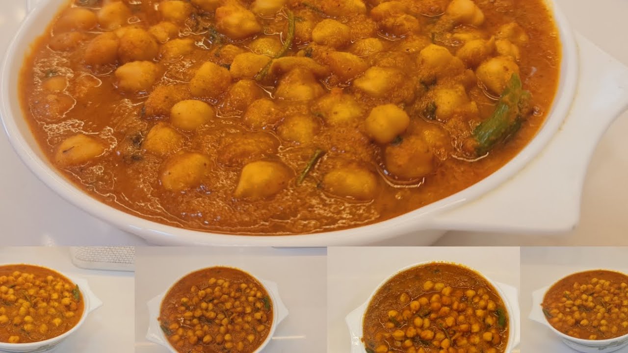 chana masala|Punjabi chole masala|side dish of puri & chapati|chole ...