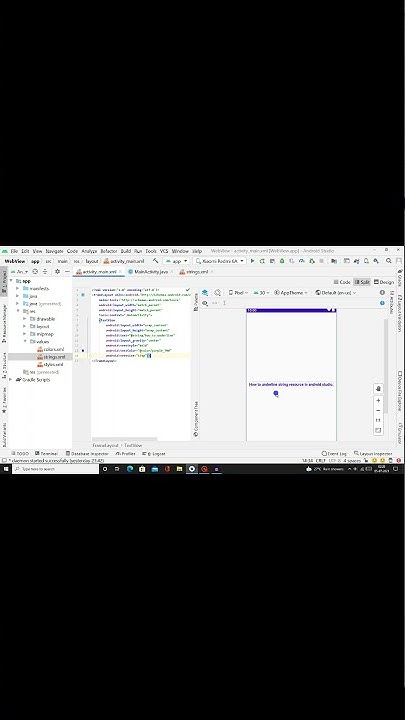 How to underline a string resource in android studio|| Underline string resource. #Shorts - YouTube