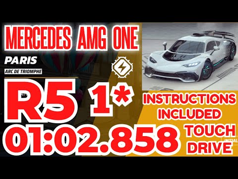Asphalt Legends - MERCEDES AMG ONE Grand Prix | Round 5 | 1⭐ Touchdrive | Arc De Triomphe