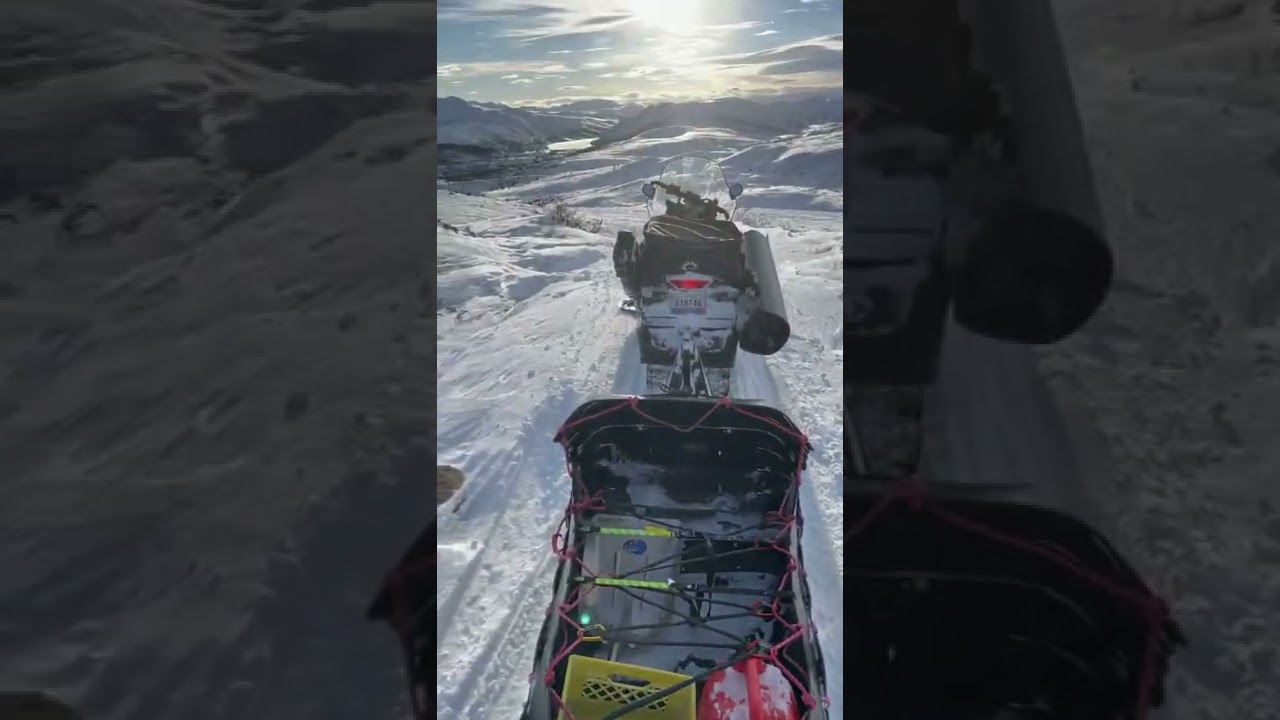 Yukon Expedition Sleds UHMW Boondocker 5.5 ft Whitehorse Yukon - YouTube