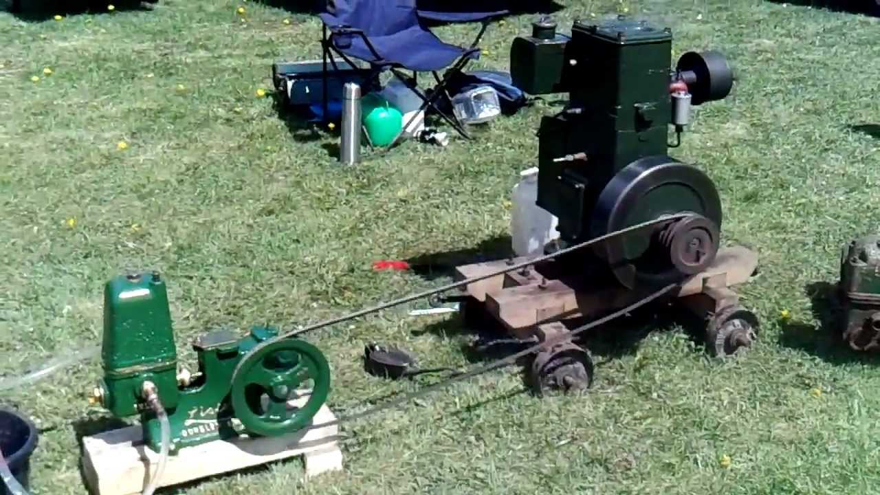 lister d & domestic pump - YouTube