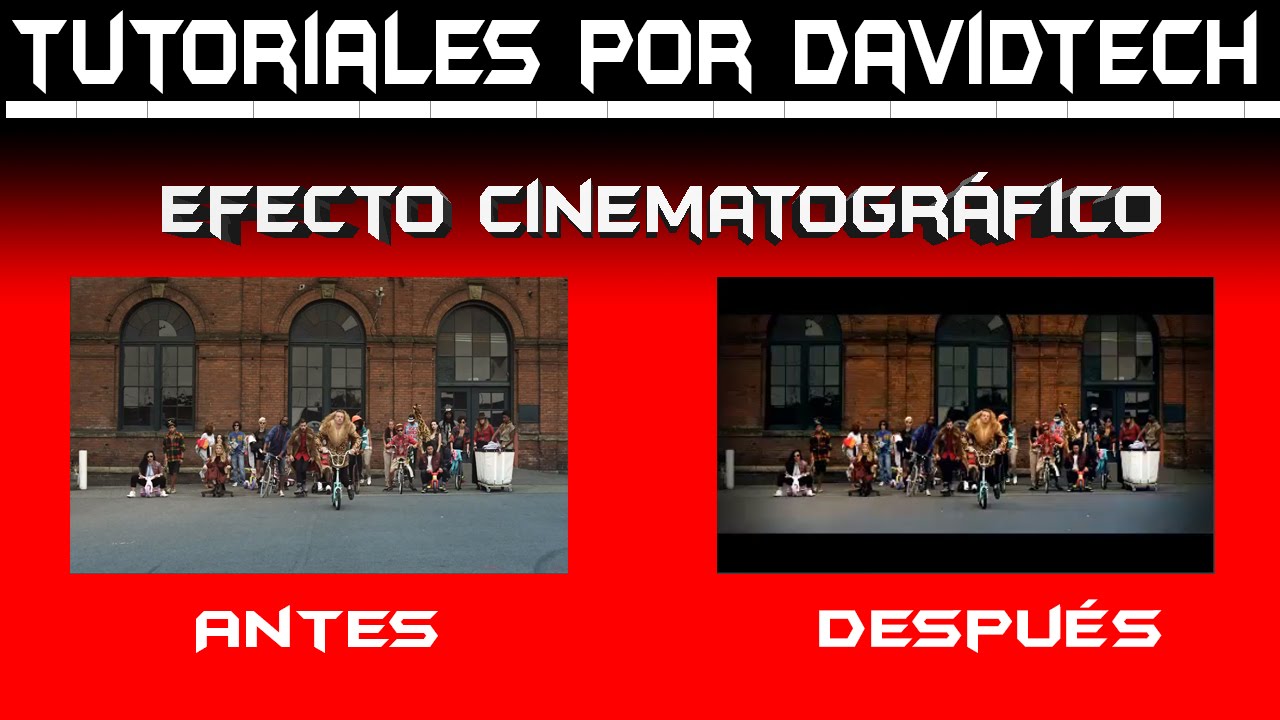 Adobe Premiere Pro - Efecto Cinematográfico - YouTube