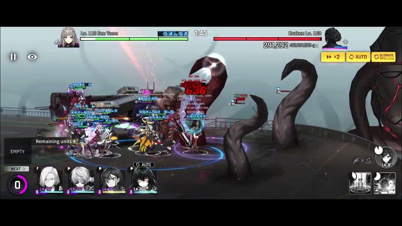 (CounterSide:SEA) Lvl 150 Kraken [NightMare] - AUTO - YouTube