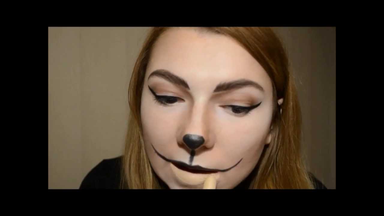 OK, so now... you're gonna look like a cat! - CAT MAKEUP TUTORIAL (easy ...