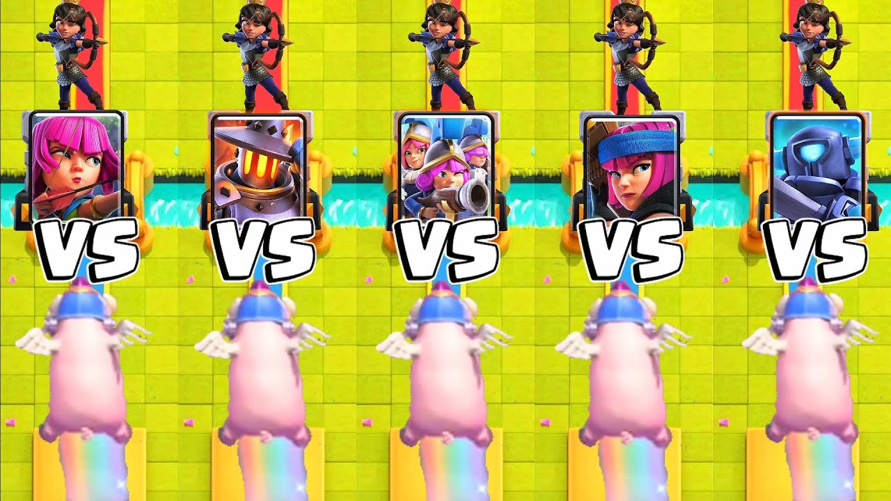 Comunes y Especiales defendiendo a Cerdos Reales Evo 🟣 / Clash Royale ...