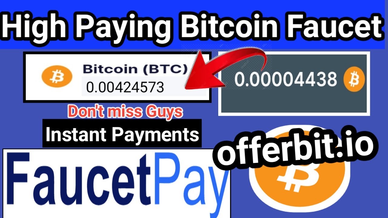 High Paying Bitcoin Faucet Website || Best BTC Faucet Site || Offerbit ...