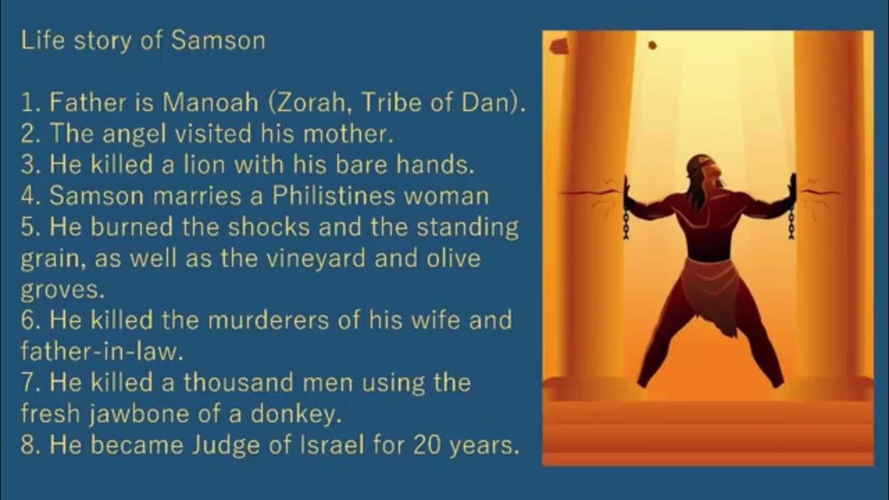 Samson's Tough Life lessons: The Story of the Strongest man in the ...