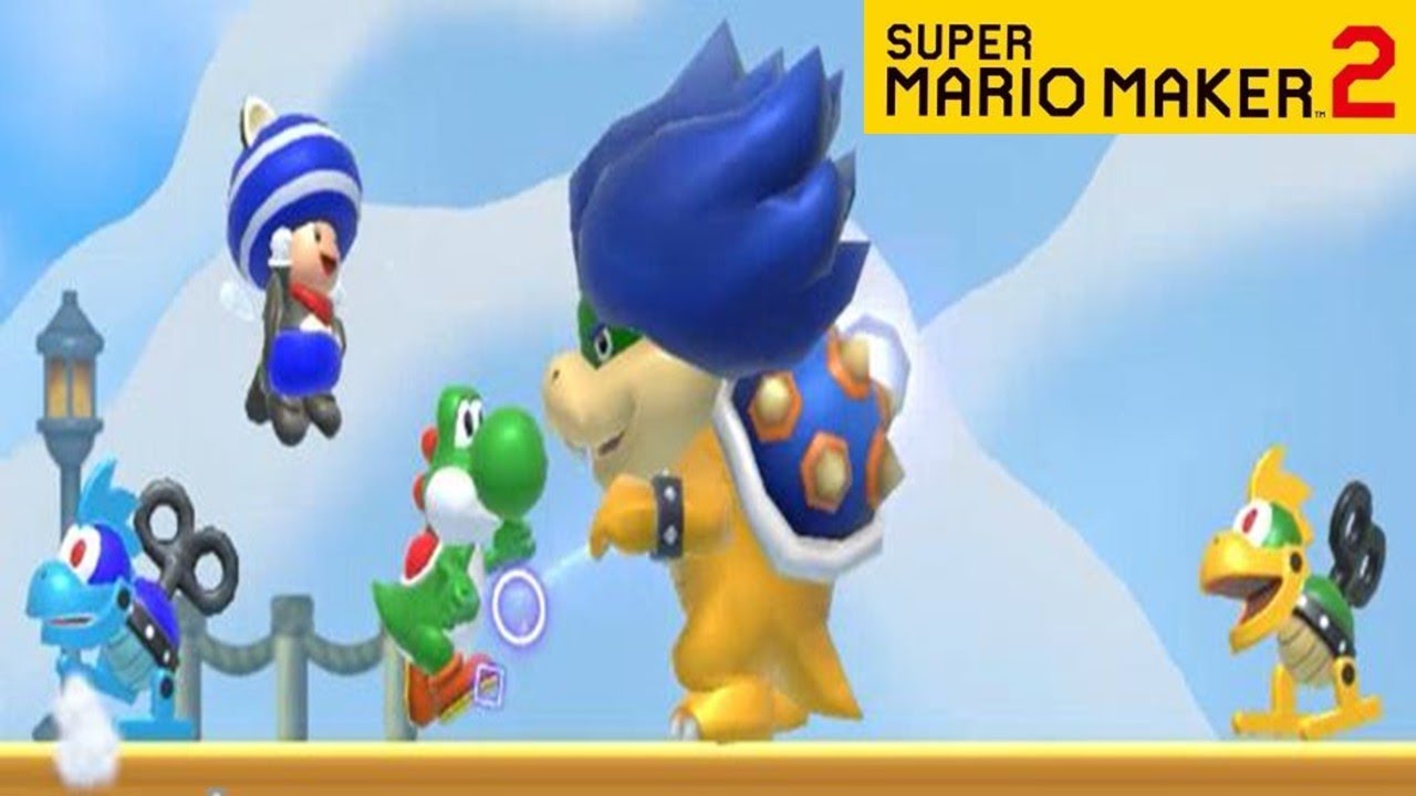 SUPER MARIO MAKER 2 - KOOPALINGS BOSS FIGHT & BATTLE STAGES [Nintendo ...