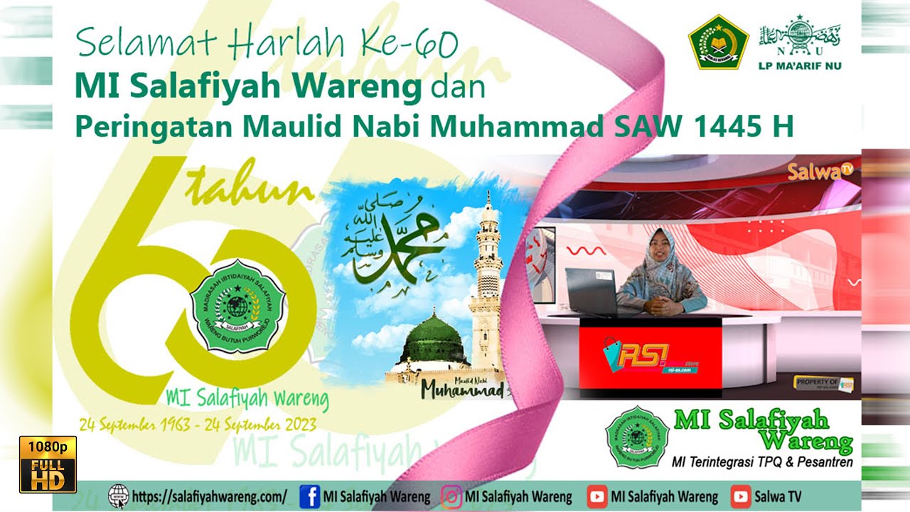 Peringatan Harlah Ke-60 MI Salafiyah Wareng dan Maulid Nabi Muhammad ...