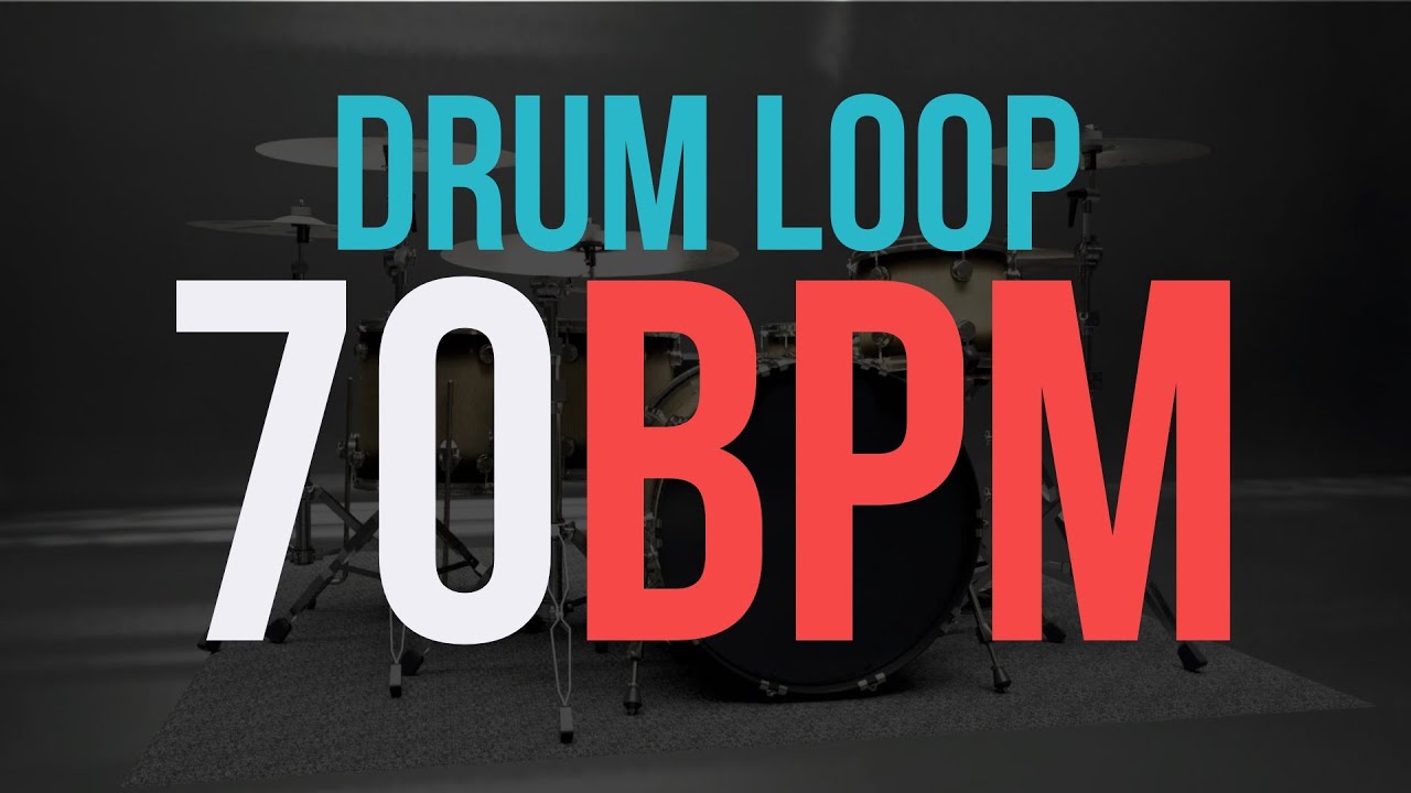 70 BPM INDIE ROCK DRUM LOOP - DRUM LOOPS for PRACTICE - YouTube