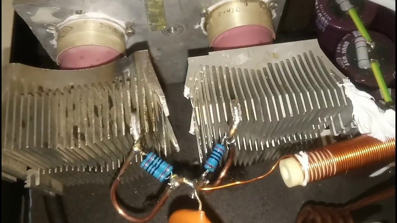 2 X GI-7B ( GI-7 ГИ-7Б / ГИ-6Б ) CB linear amplifier by YO6PMX - YouTube