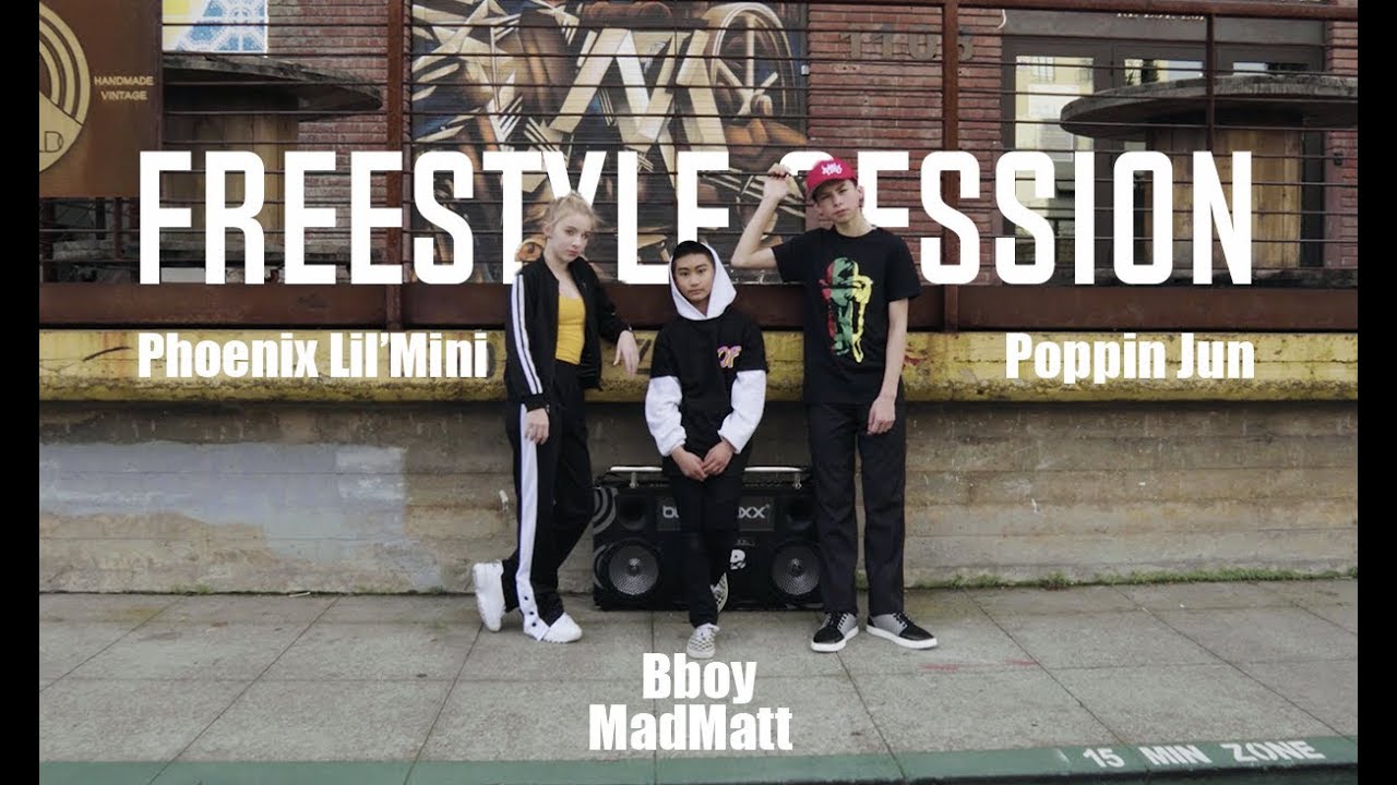 Bboy MadMatt, Phoenix Lil'Mini & Poppin Jun (Freestyle Session ...