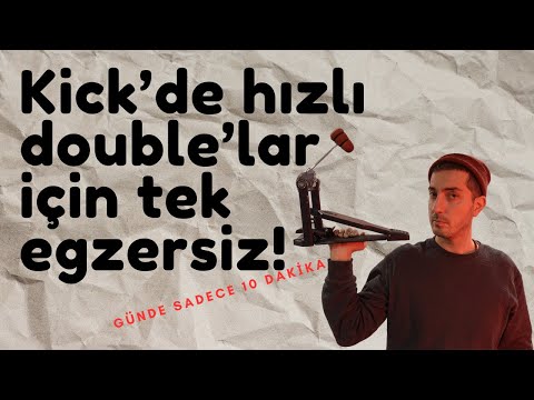 11/13 Davul Dersleri - Kick'de Hızlı Double'lar Nasıl Çalınır?