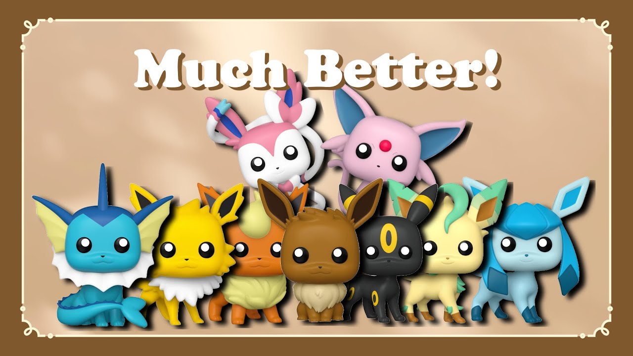 I Gave These Eevee Funko Pop's a Soul | Summer of Eevee Bonus Episode ...