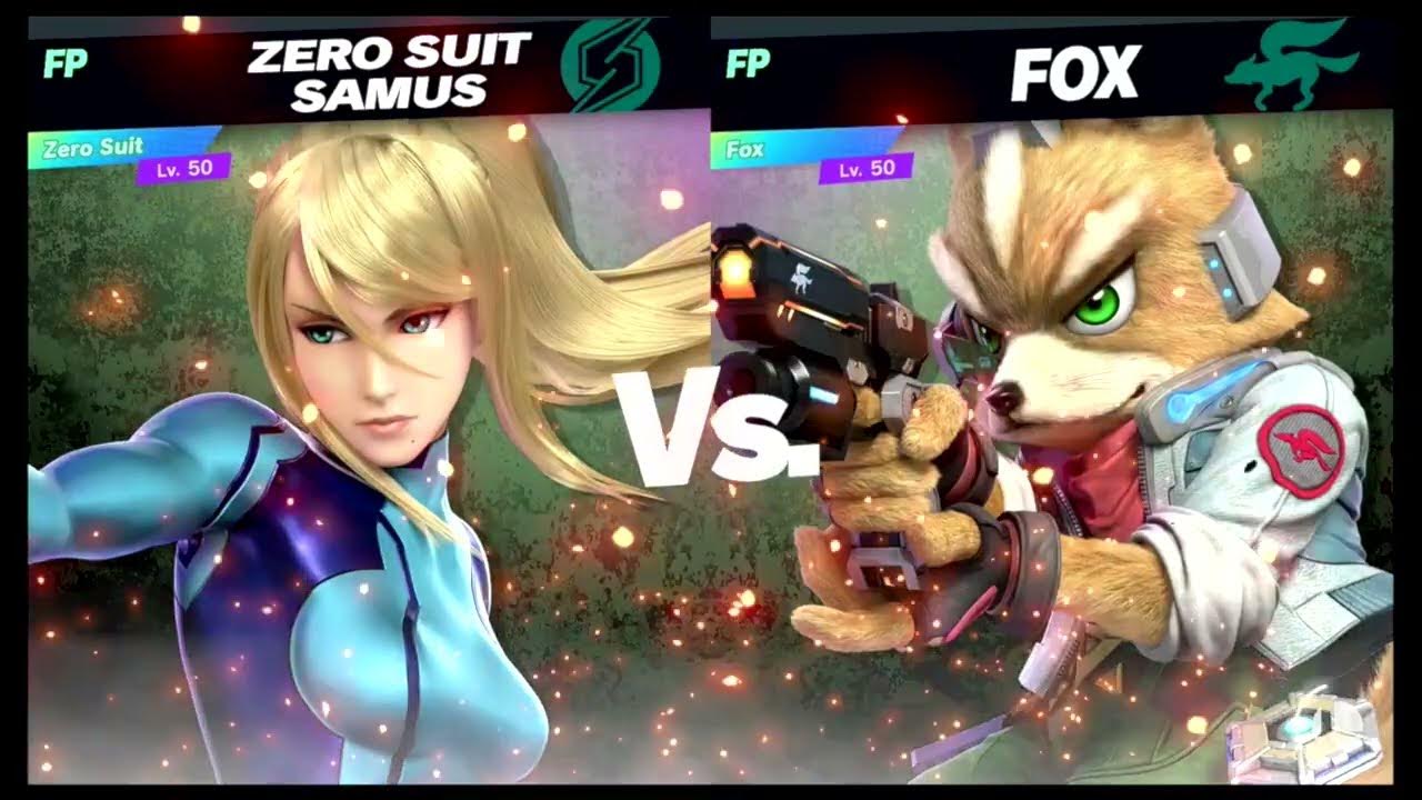Super Smash Bros Ultimate Amiibo Fights – Zero Suit Samus vs the World #7 Samus vs Fox - YouTube