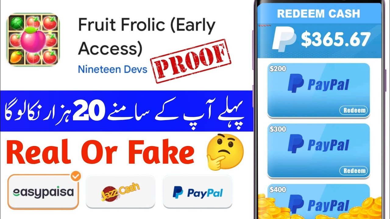 Fruit Frolic App Real Or Fake | Fruit Frolic App withdrawal | Fruit ...