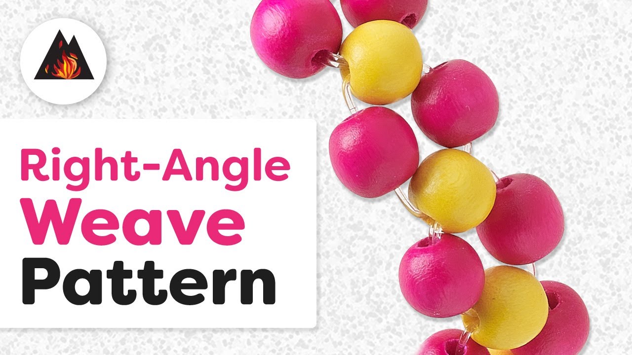 How to Make a Right-Angle Weave ️📿 - YouTube