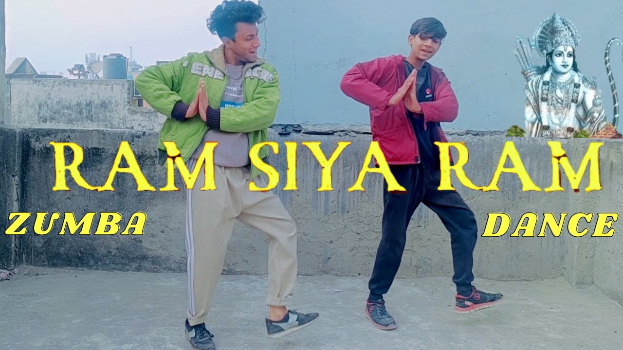 RAM SIYA RAM SONG ZUMBA DANCE CHOREYOGRAPHY | Aadi Purush Ram Siya Ram ...