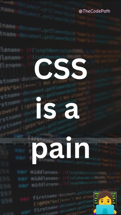 Css is pain - #coding #programming #memes #shorts #js #webdevelopment #css #computerscience # ...
