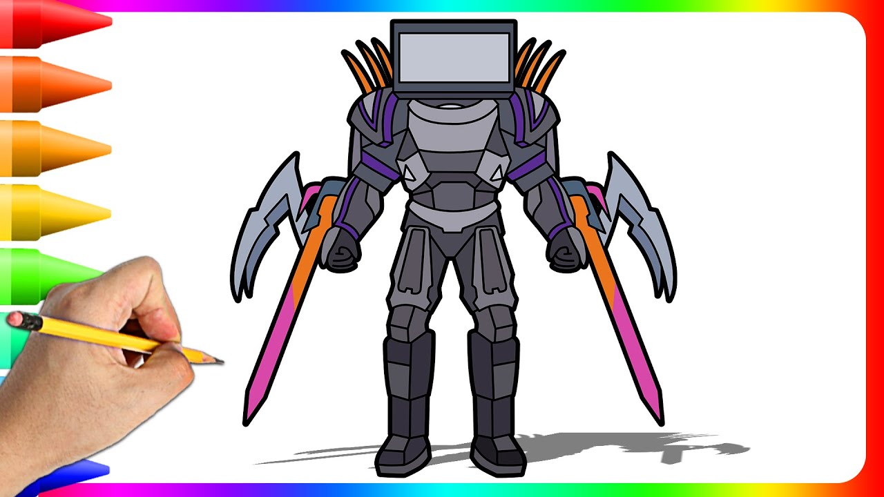 HOW TO DRAW FUTURE TITAN TV MAN - YouTube