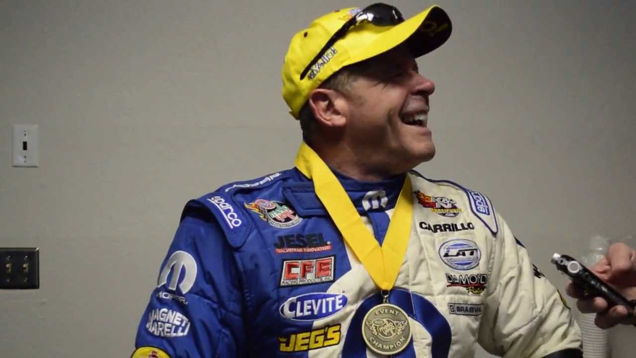 Allen Johnson after his win in Phoenix - YouTube