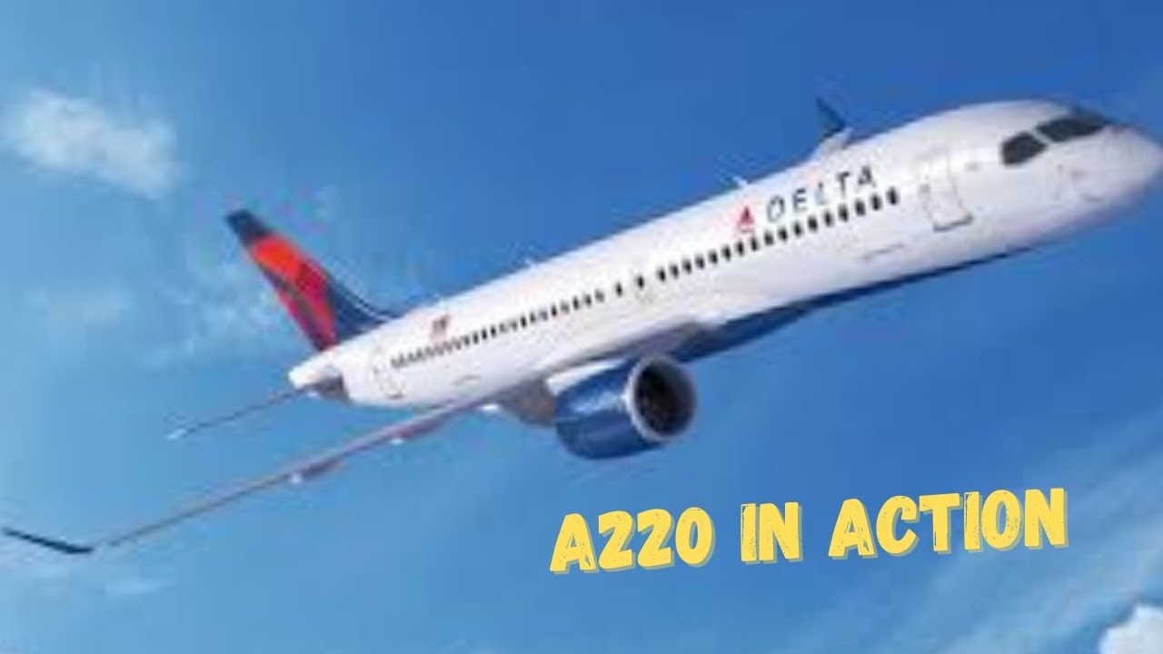 AIRBUS A220 IN ACTION | Takeoff, Landing, and Interior Cabin Footage ...
