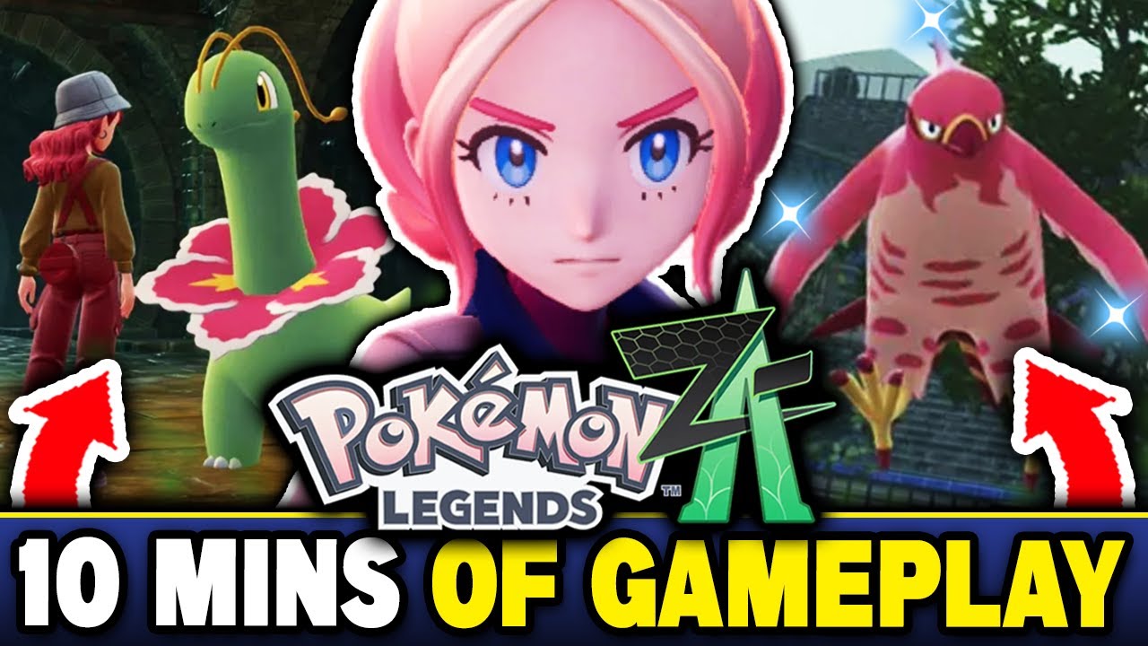 POKEMON NEWS! 10+ MINUTES OF NEW LEGENDS ZA GAMEPLAY! SHINY POKEMON ...