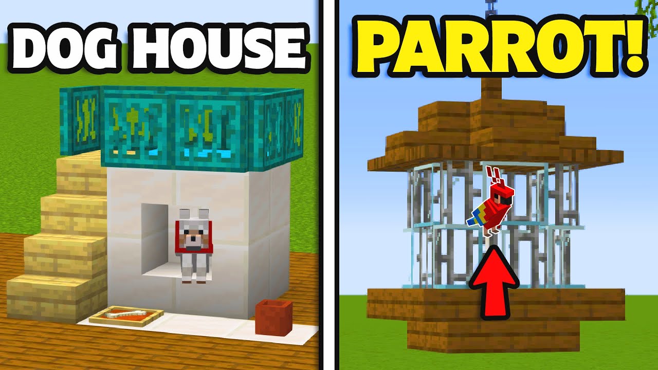 TOP 10 Pet Houses! [Minecraft] - YouTube