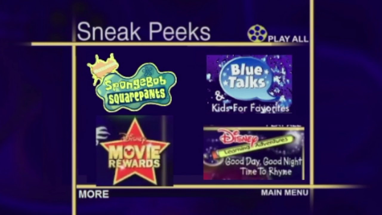 Sneak Peeks Menus (Summer 2020) - YouTube