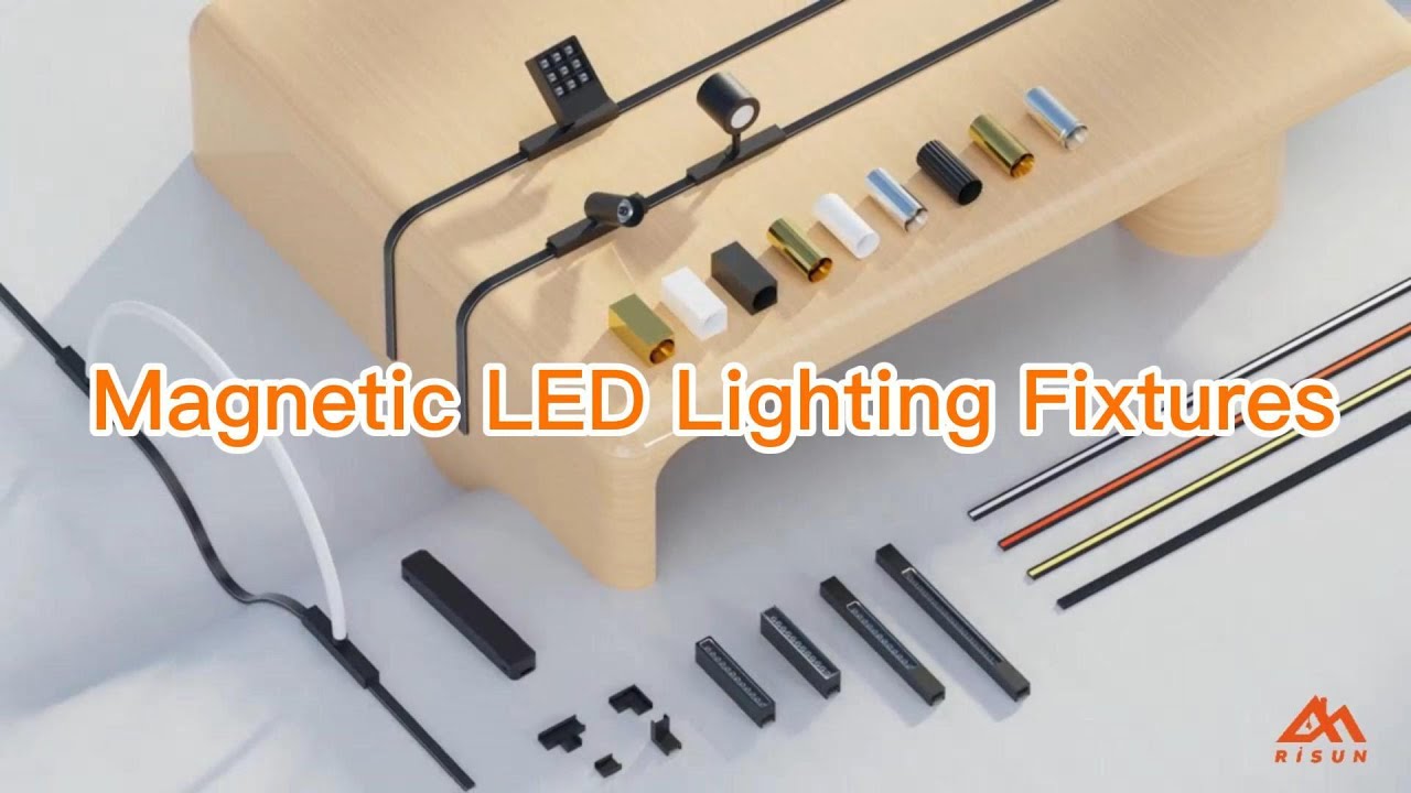 Magnetic LED Lighting Fixtures - YouTube