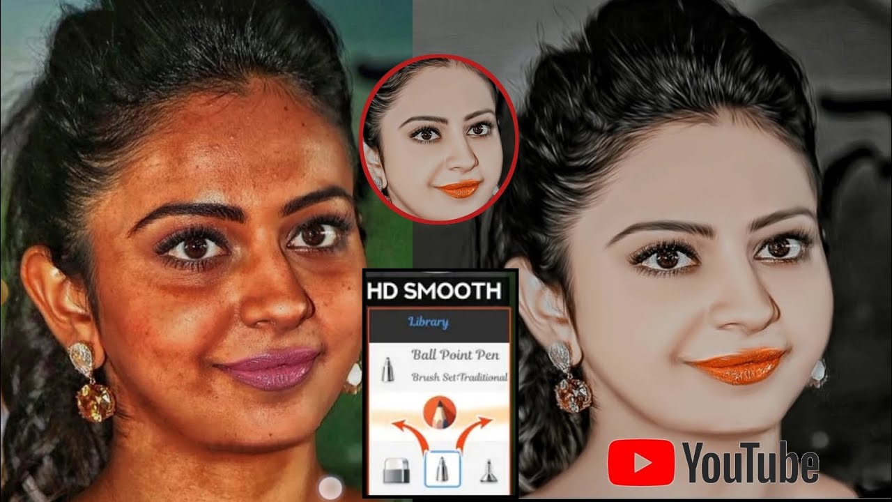 Smooth & white skin HDR Secret tricks HD face 👀 smooth editing l photo ...