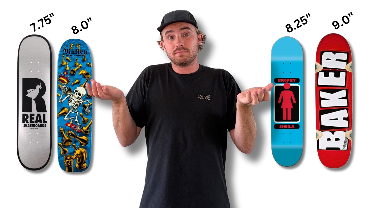 How To Accurately Pick Your Skateboard Size - YouTube