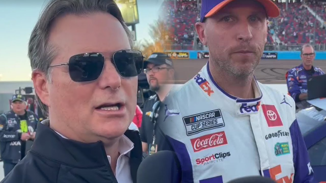 Denny Hamlin & Jeff Gordon React to Team Penske's Domination in Playoff ...