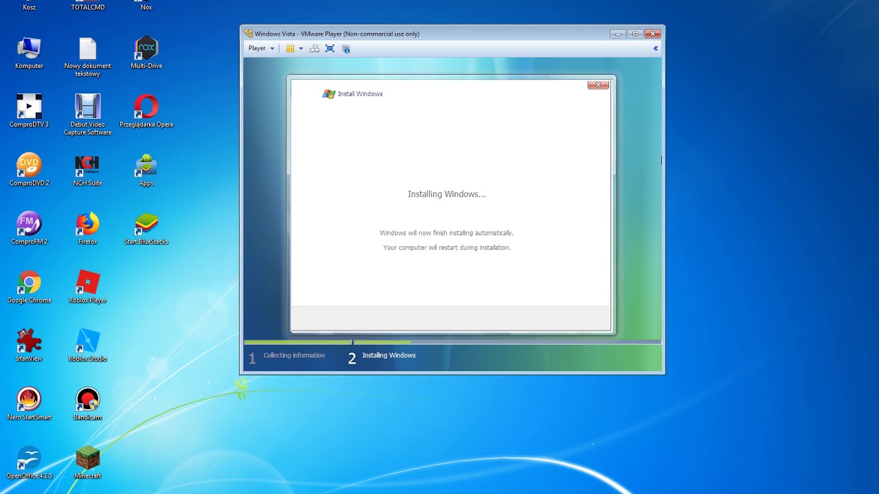 Windows Vista Build 5259 on VMware - YouTube