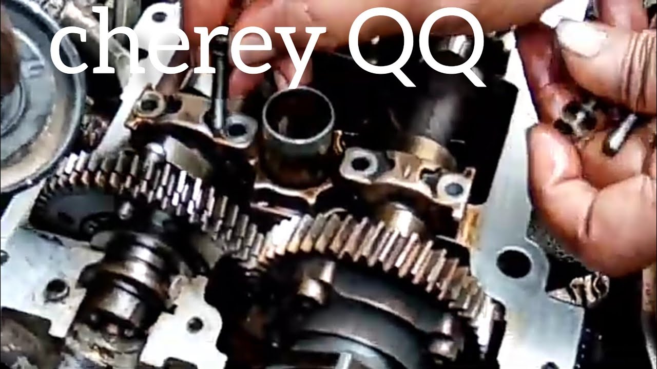 how to adjust twin cams/ twin cam engine of cherry QQ/twin cam engine ...