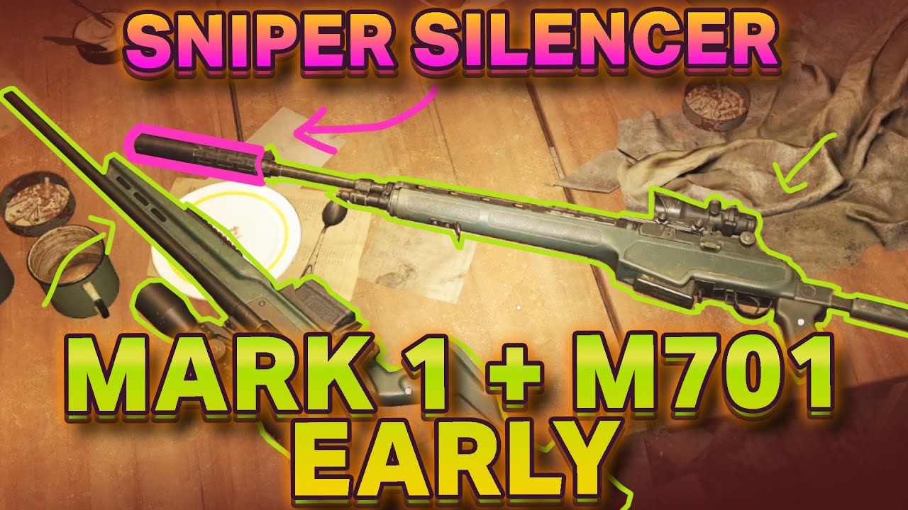 EARLY Sniper Silencer +Mark 1 & M701 SUPER! - YouTube