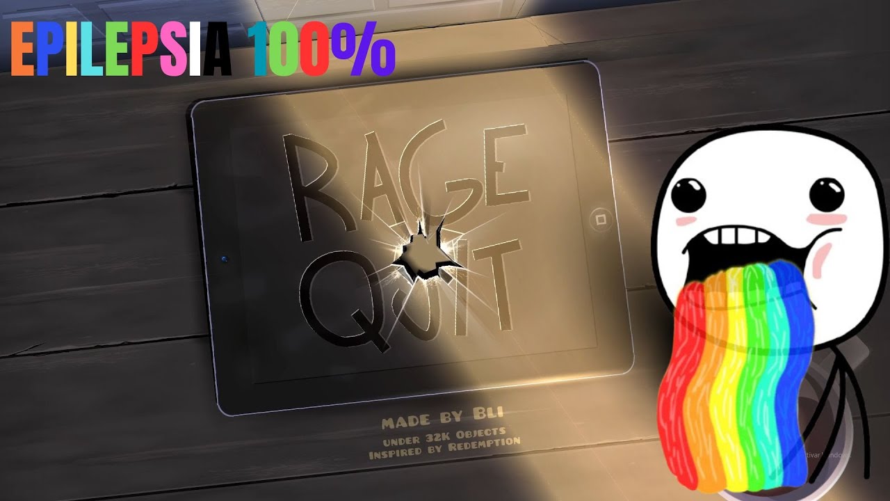 Que esta pasando? RAGE QUIT-Geometry Dash - YouTube