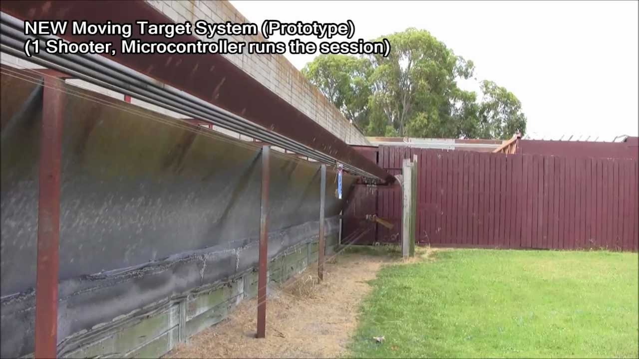 Automated Moving Target System (Prototype) - YouTube