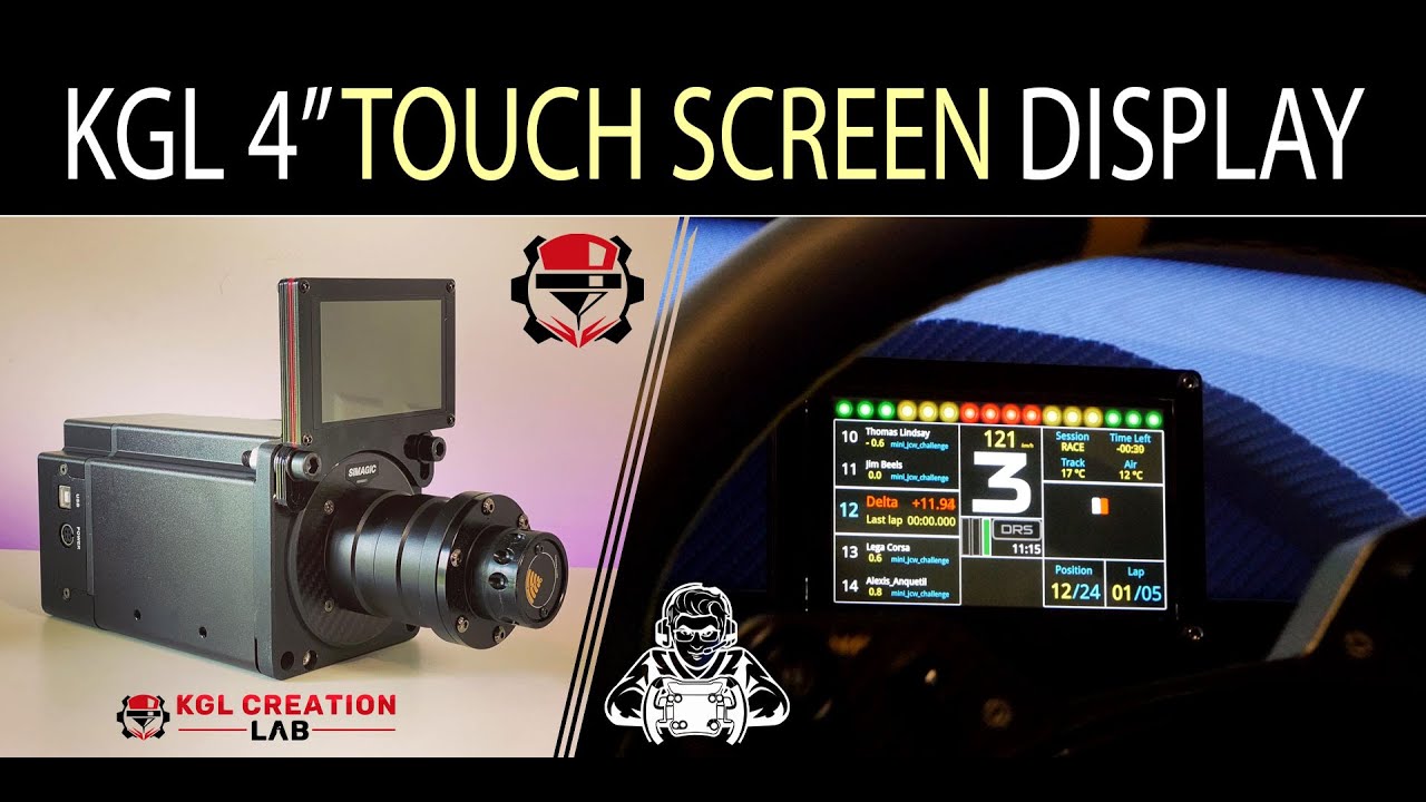 KGL DDU4 Review | A €110 4" Touchscreen Sim Racing Display | SimHub ...