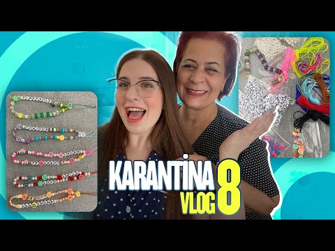 KARANTİNA VLOG #8 | TELEFON CHARMI YAPTIK! | BEZELYE TOST TARİFİ!