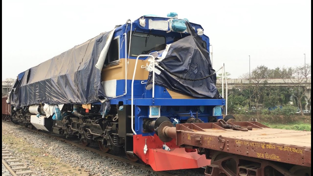 Brand New Progress Rail Loco EMD® GT42AC for Bangladesh Railway - YouTube