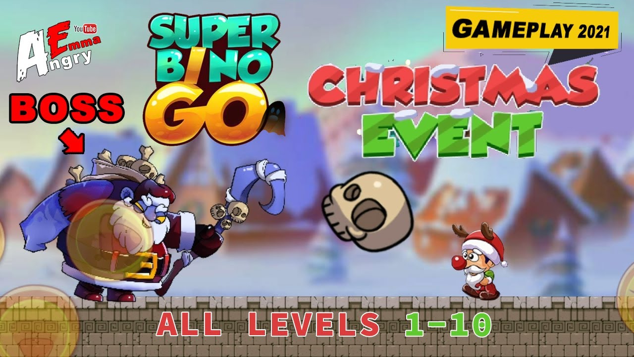 Super Bino Go CHRISTMAS EVENT - All Levels + BOSS / Gameplay ...