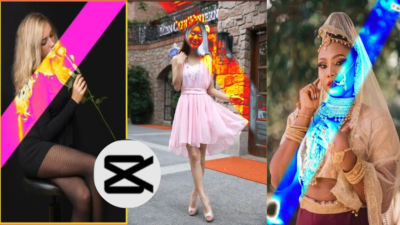 Capcut new viral blue negative effect | Tiktok video editing tutorial ...