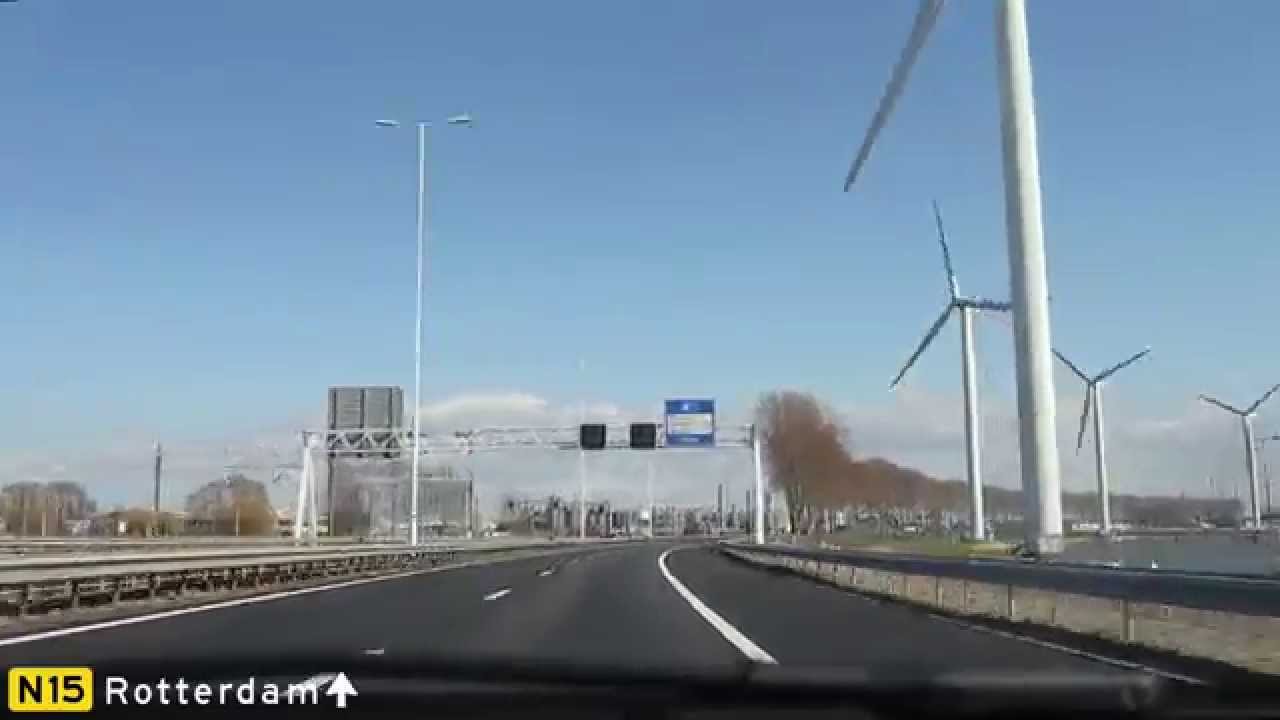 Motorway A15 / N15 Maasvlakte - Rotterdam - YouTube