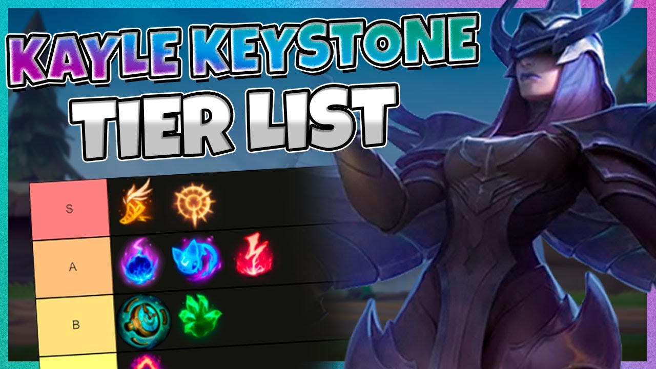 Keystone Rune ULTIMATE Tier List for Kayle - League of Legends - YouTube