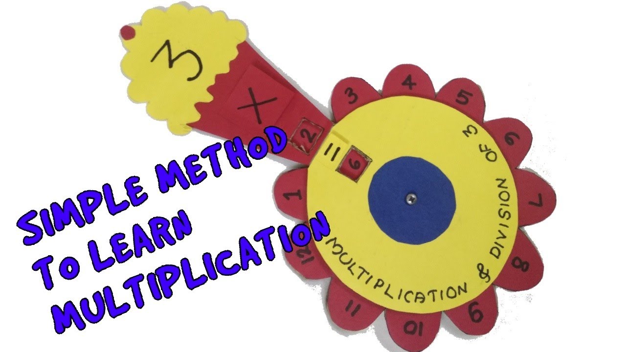 Maths Working Model Malayalam | Multiplication Table Wheel | Maths ...